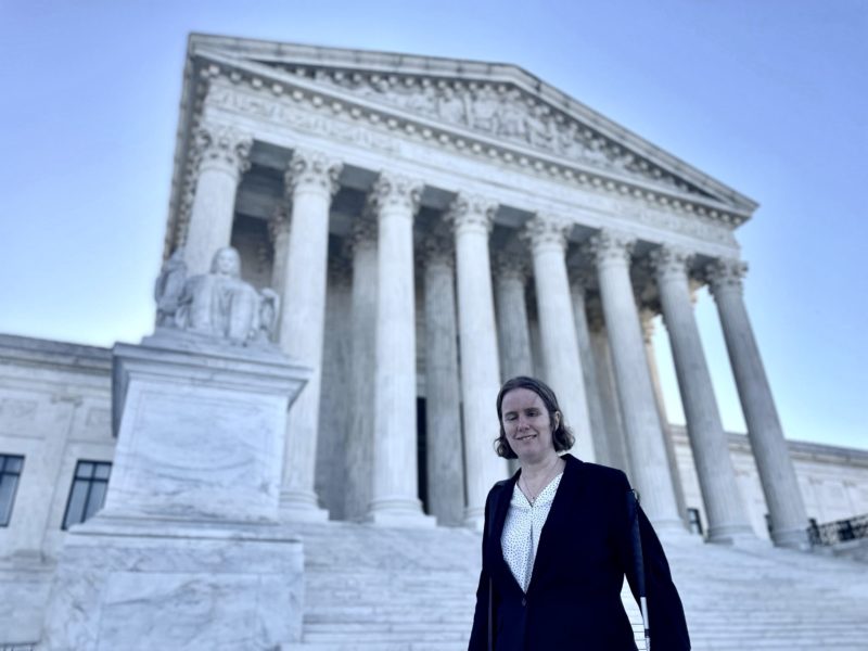 Public Justice | Karla Gilbride at SCOTUS