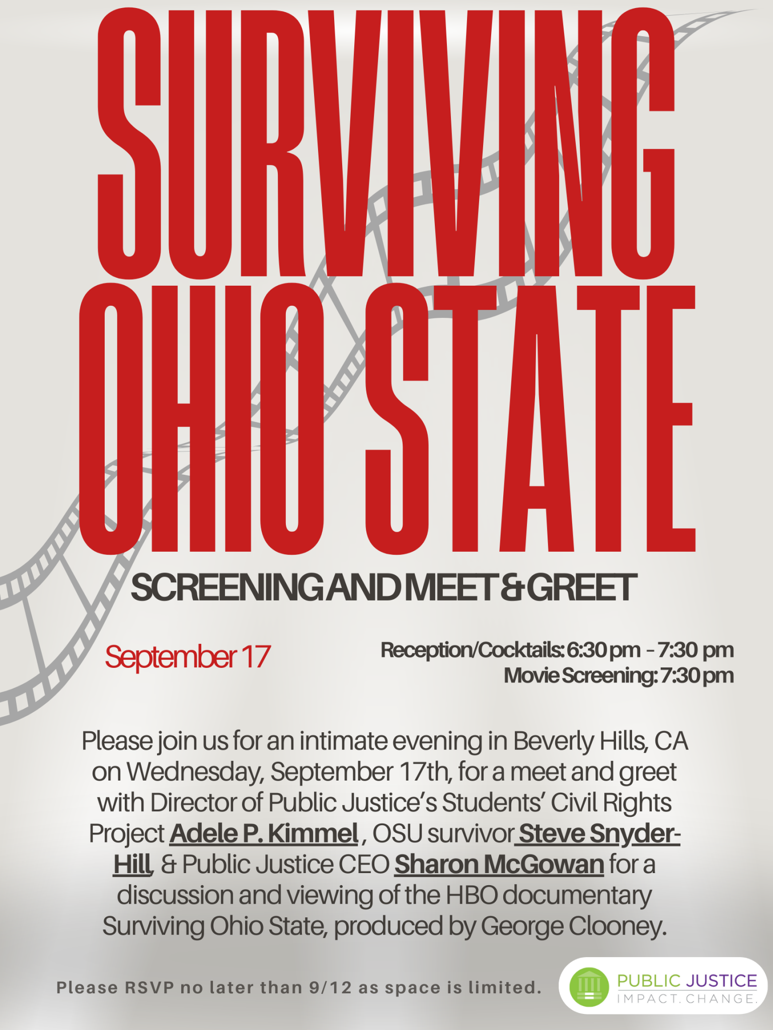 Surviving Ohio State - Los Angeles Documentary Screening | Public Justice